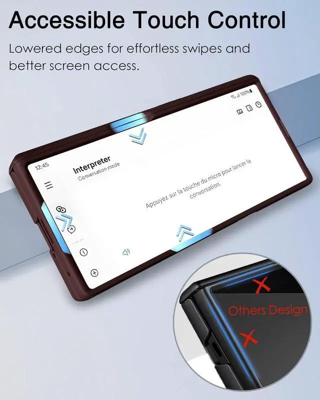 WERLEO for Samsung Galaxy Z Fold 7 Case with Hinge Protection, [Built ...