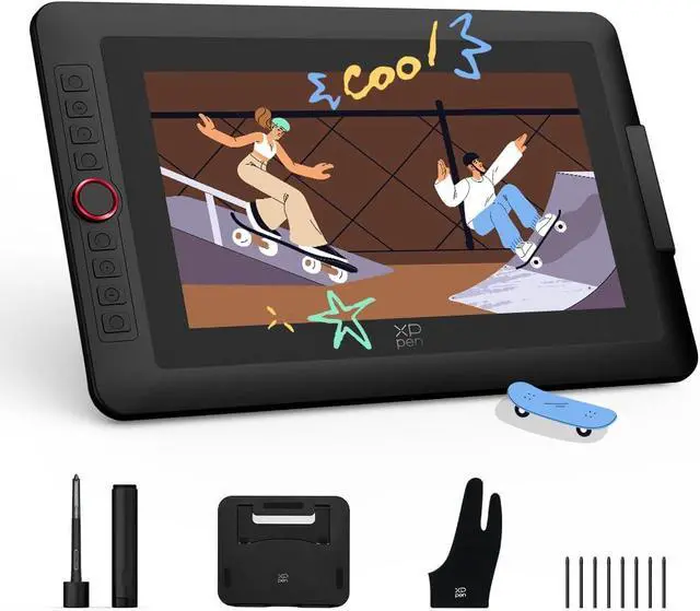 XPPen 13.3" Drawing Tablet with Screen-Artist13.3 Pro V2 16384 Pressure ...