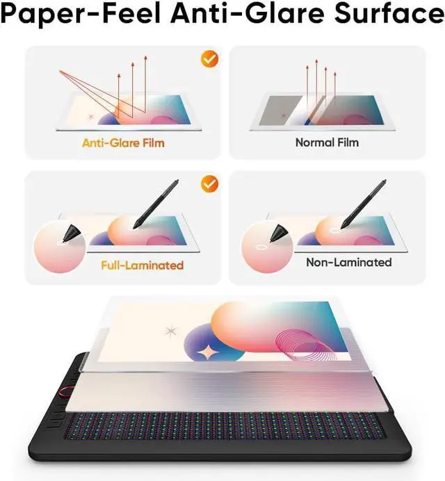 XPPen 13.3" Drawing Tablet with Screen-Artist13.3 Pro V2 16384 Pressure ...