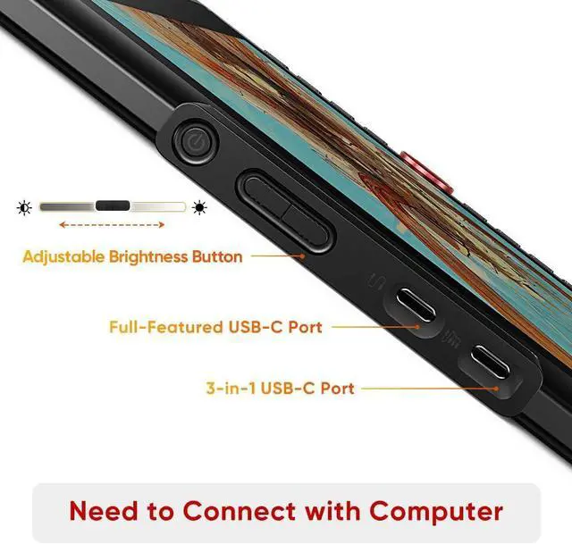 XPPen 13.3" Drawing Tablet with Screen-Artist13.3 Pro V2 16384 Pressure ...