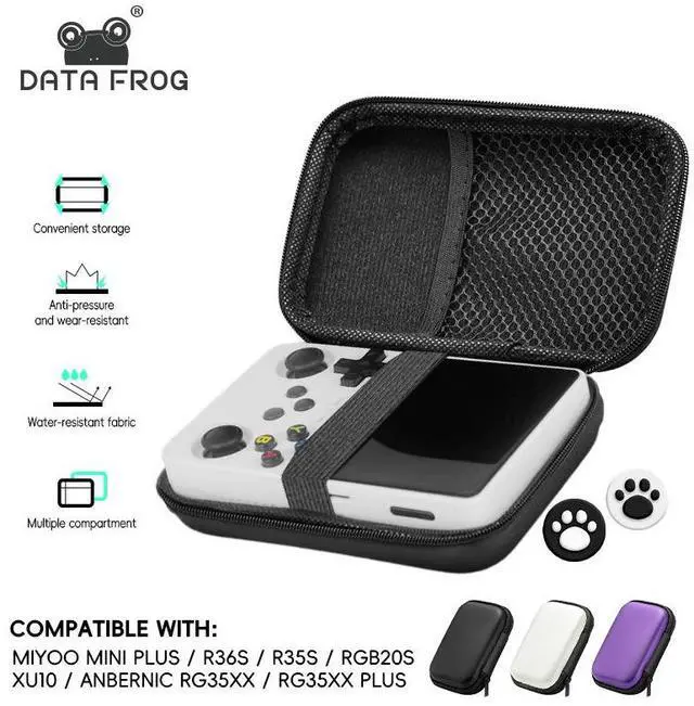 EVA hard-shell bag,is suitable for R35S/R36S handheld game con soles ...
