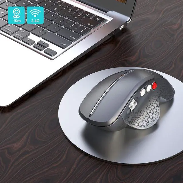 T32 Spot 2.4G Vertical Wireless Mouse with Ergonomic Design ...