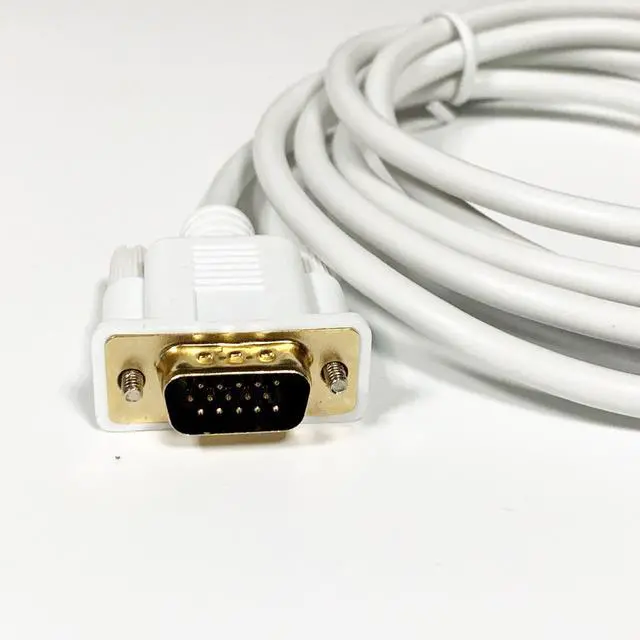 Mini DP to VGA 1.8m Mini DisplayPort to VGA Adapter 1.8m - Newegg.com