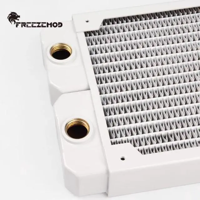 FREEZEMOD Computer Water-Cooled Copper Heat Sink with 14 FlatTubes,TSRP ...
