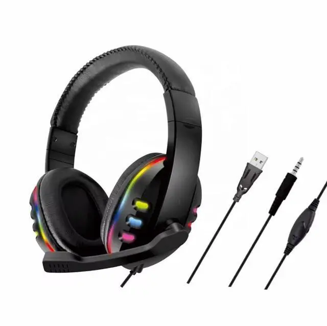 GAMEPRO LED Gaming Headphones, Noise Isolating in Line Mic and Volume ...