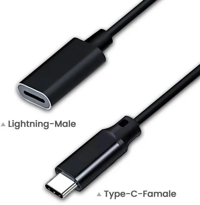 Thermal Master Lightning to USB Type-C Adapter Cable (50cm), Compatible ...