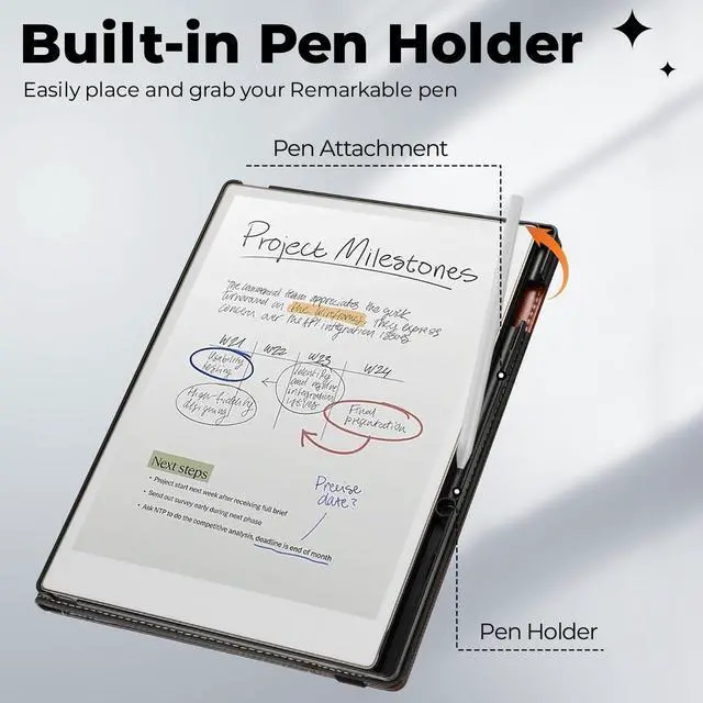 E NET-CASE Case for Remarkable Paper Pro Tablet 11.8 inch (2024 ...
