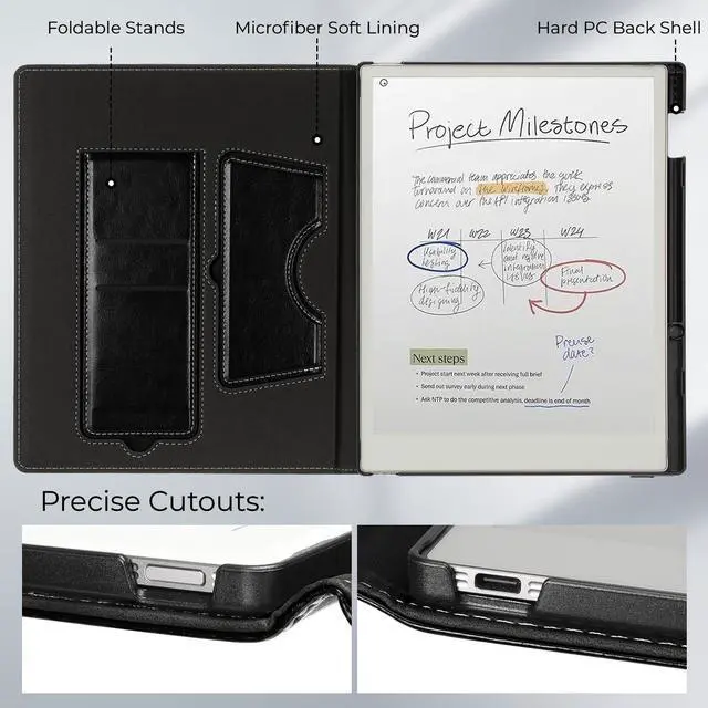 E NET-CASE Case for Remarkable Paper Pro Tablet 11.8 inch (2024 ...