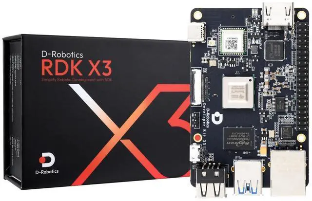 Waveshare D-Robotics RDK X3 Development Board, Quad-core ARM Cortex-A53 ...