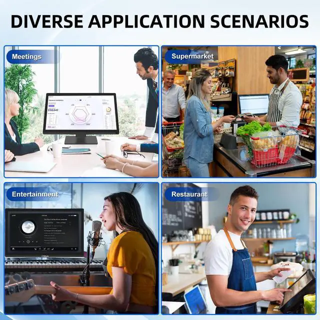 FYHXele 22 Inch Touchscreen Monitor, IPS FHD 1080P Touch PC Display ...