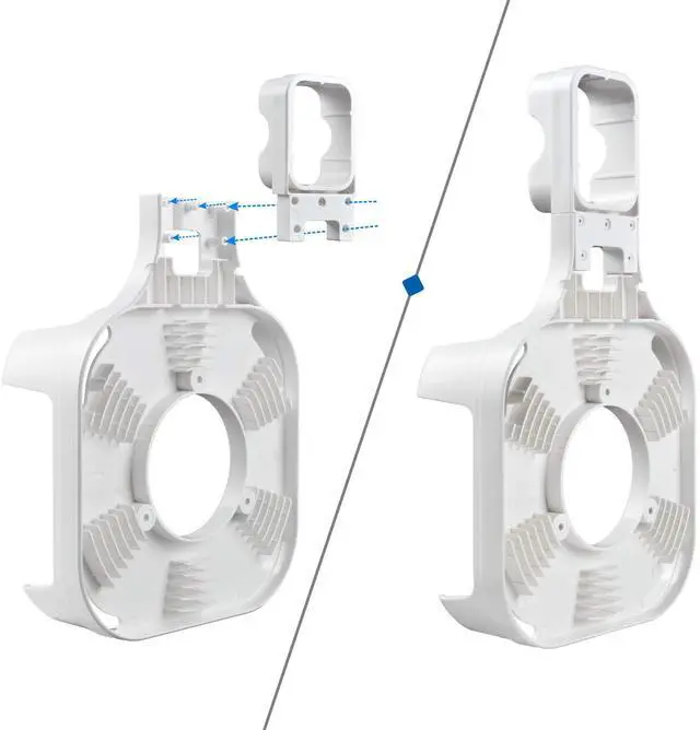 PETIMETI Wall Mount Holder for EERO Pro 6 Mesh WiFi System, Space ...