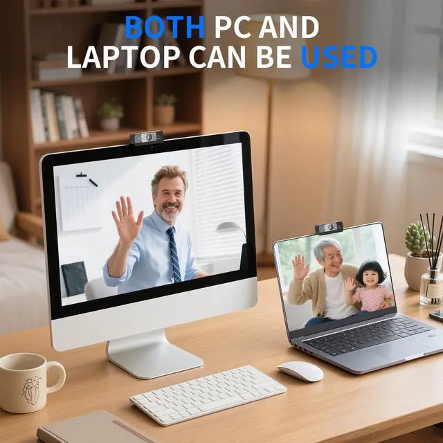 Diccik Webcam 4K, Full HD Webcams,Video and Wide Angle Camera,Plug and ...