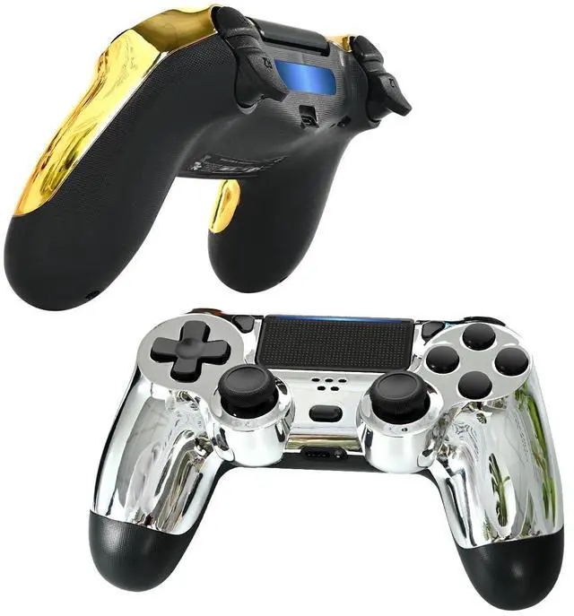 Choopp 2 Pack Wireless Controller Compatible with PS4 (Gold Plating ...
