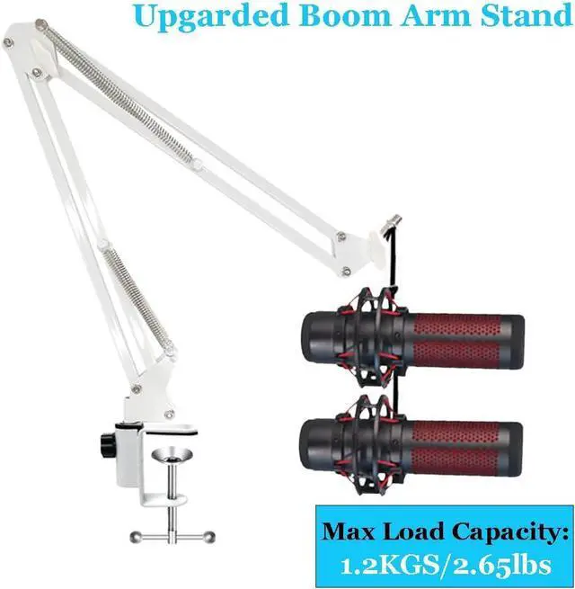 For Hyperx Quadcast White Boom Arm, Boom Scissor Arm For Hyperx ...