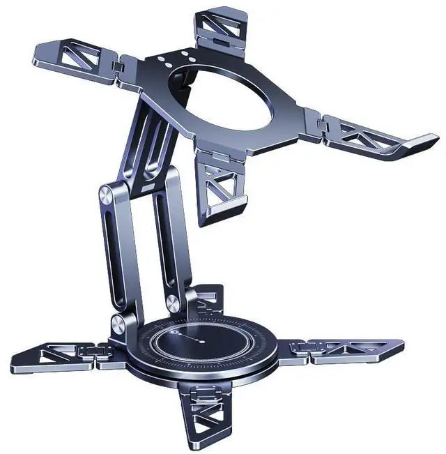 OATSBASF Laptop Stand for Desk with 360 Rotating Base,Height Adjustable ...