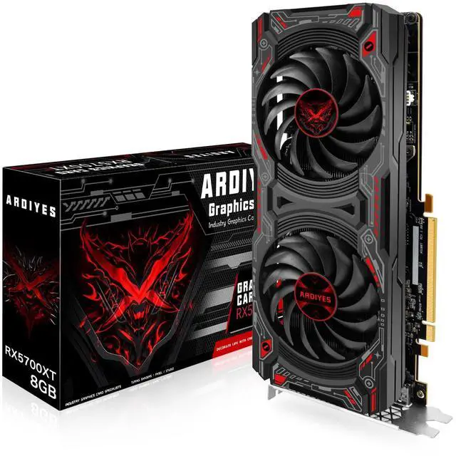 RX 5700 XT 8GB Graphics Card, GDDR6 256-Bit DirectX 12,3*DP and 1*HDMI ...