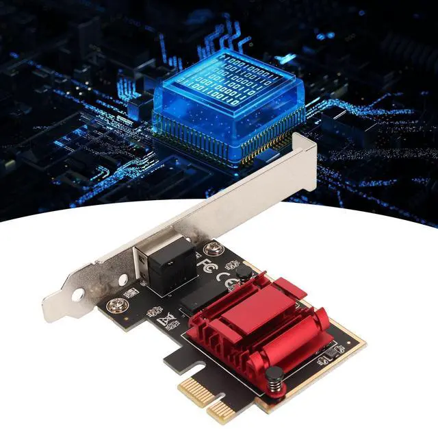 2.5G PCIE Network Card, Gigabit Ethernet Adapter with RJ45 Port, Stable ...