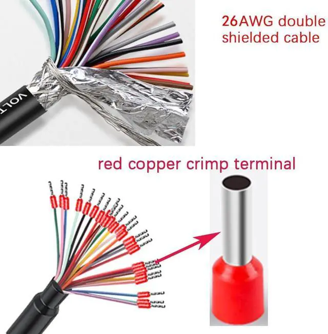 Willwewon 10Ft 3m 26AWG DB25 Male RS232 25 Pin Serial Extension Cable ...