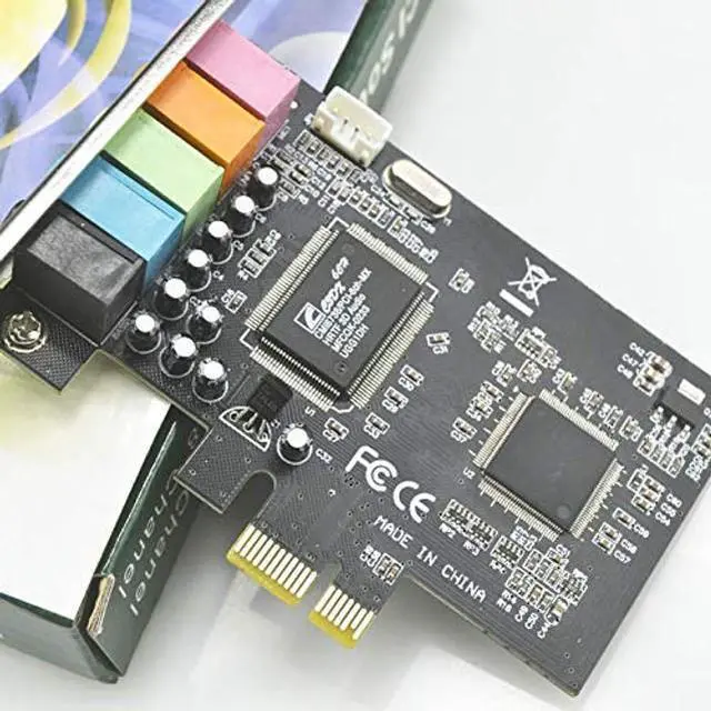 Padarsey PCIe 5.1 Internal Sound Card for PC, Windows 7, 3D Stereo ...
