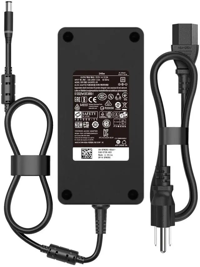 240W Gaming Laptop Charger Fit for Alienware 15 17 M15 M16 M17 M18X X51 ...