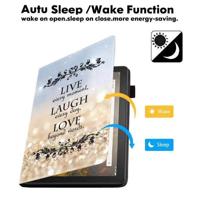 FQTBCEARI Case for All-New Kindle Fire 7 Tablet (7", 12th Generation ...