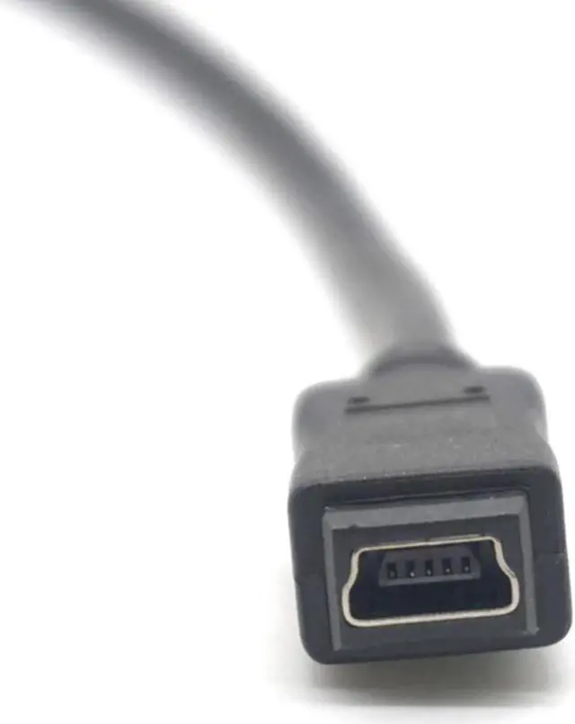 2Pcs Mini USB B 5pin Male To Female Extension Cable Cord Adapter ...