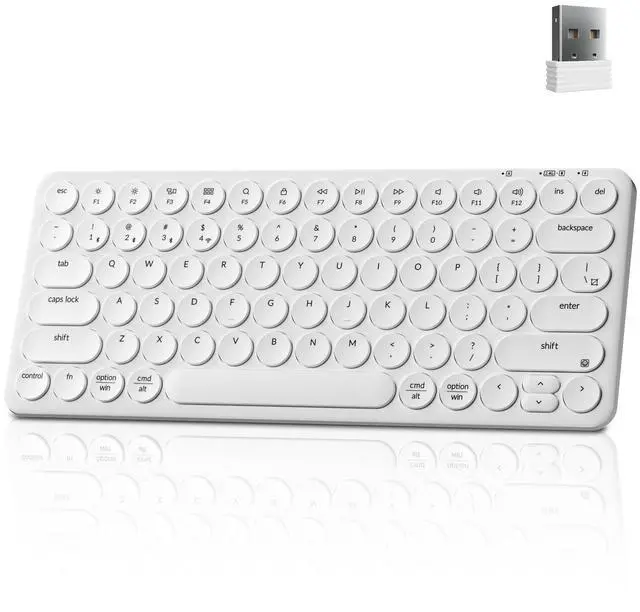 Keychron B3 Pro 75% Ultra-Slim Wireless Mechanical Keyboard, 2.4GHz ...
