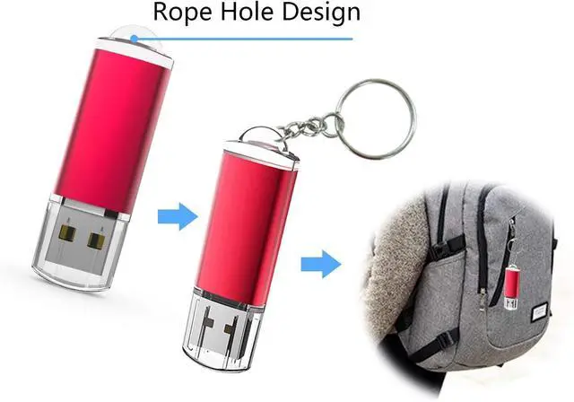 RAOYI 10PCS 2G USB Flash Drive USB 2.0 Memory Stick Thumb Drive Pen ...