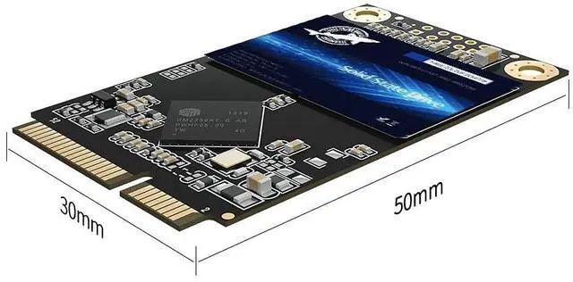 Dogfish mSATA SSD 64GB 3D NAND MLC SATA III 6 Gb/s, mSATA (30x50.9mm ...