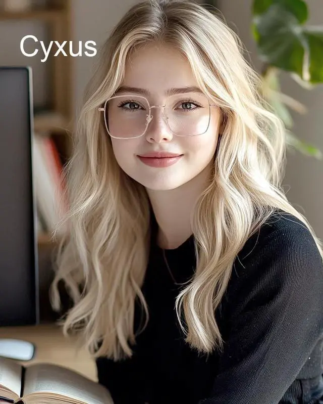 Cyxus Women Blue Light Bloking Glasses Anti Blue Light Glasses Square ...