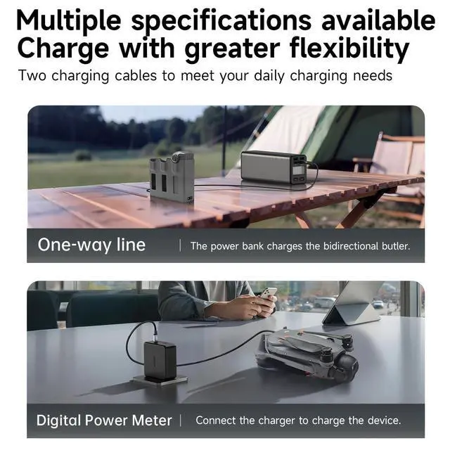 LKTOP 100W USB C Cable for DJI Drone Accessories, Super Fast Charging ...