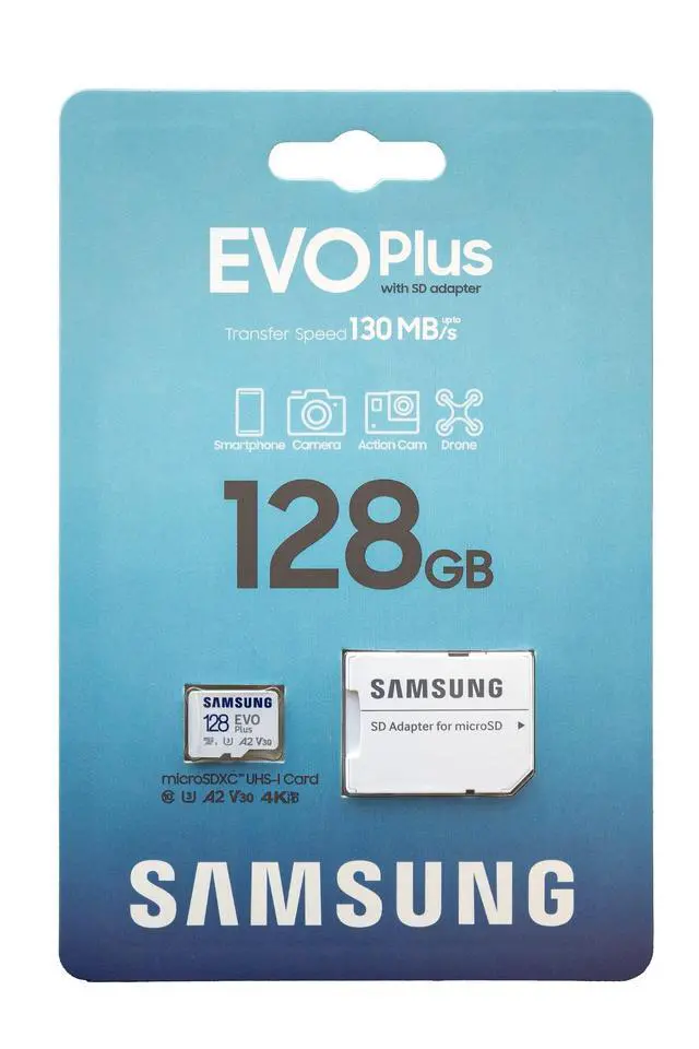 Samsung 128GB EVO Plus Memory Card Class 10 MicroSDXC Compatible with ...