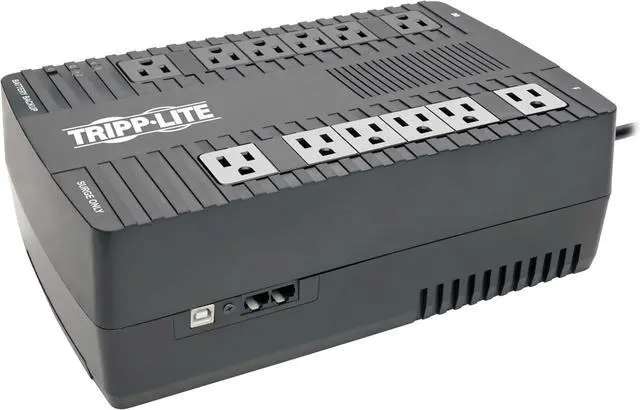 Tripp Lite AVR900U AVR 900VA Compact Line-Interactive UPS 12 Outlets ...