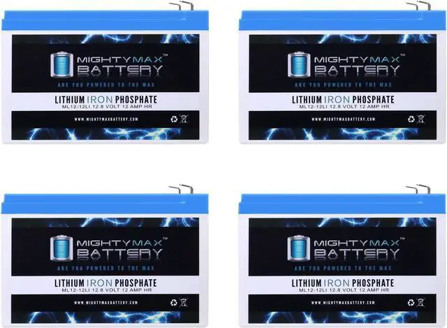 Mighty Max Battery 12V 12Ah Lithium Replacement Battery Compatible with ...