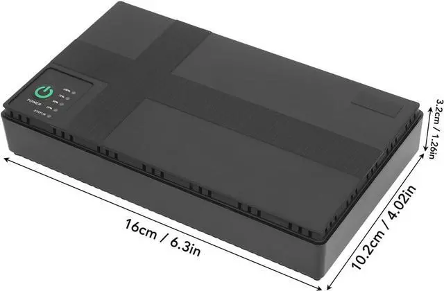 20000mAh UPS Battery Backup, 18W Uninterruptible Power Supply with 6 ...