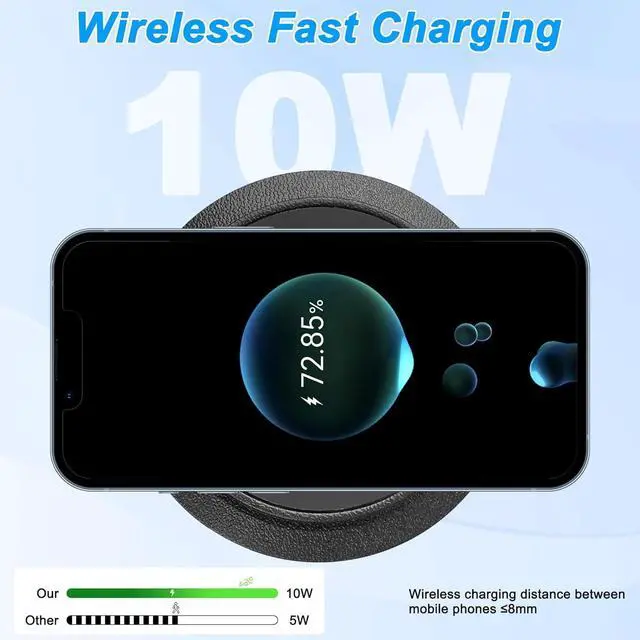 XMSJSIY Desktop Embedded Wireless Charger 3-in-1 Multifunctional Pop-Up ...