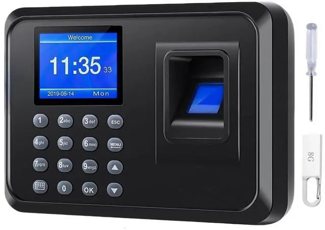 _Mega Brand Time Clocks for Employees Small Business, 2 in 1 Time Clock ...