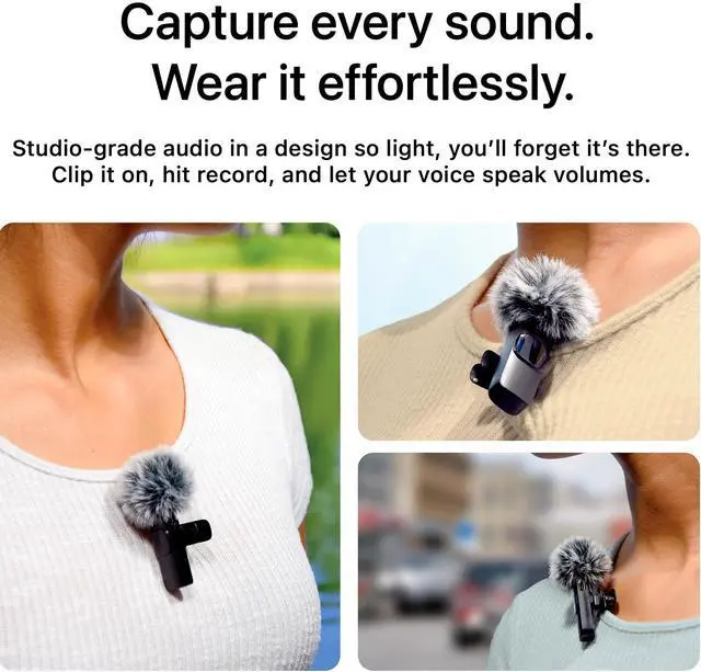 Mini Mic Pro (Latest Model) - Professional Wireless Microphone for ...