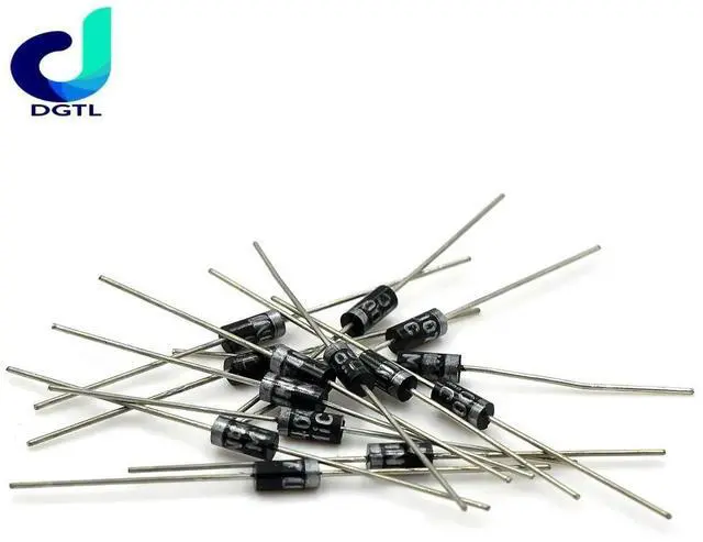1000pcs 1N4007 high-power rectifier diode IN4007 1A/1200V in-line DO-41 ...