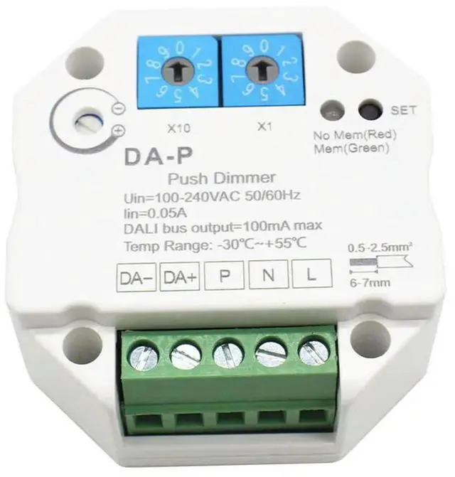For DALI Push LED Dimmer 110V 220V 240V With Memory Function For DALI ...