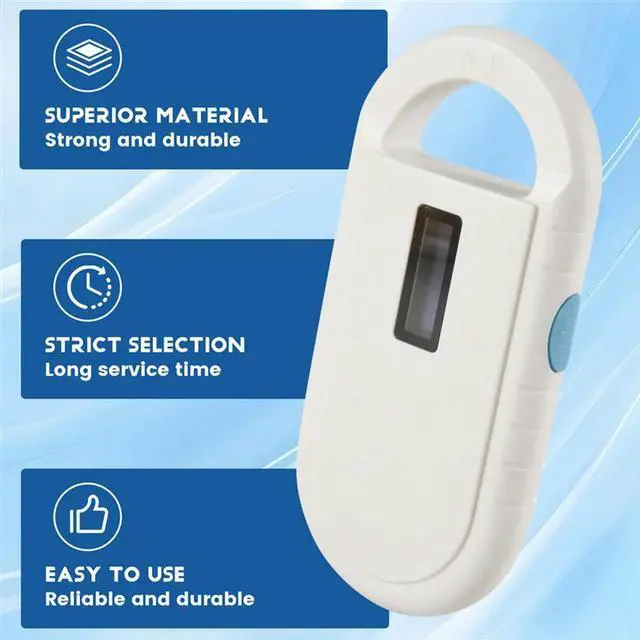 Animal Chip Reader For Animals RFID Chip Microchip Animals ISO Transponder For Animal ...