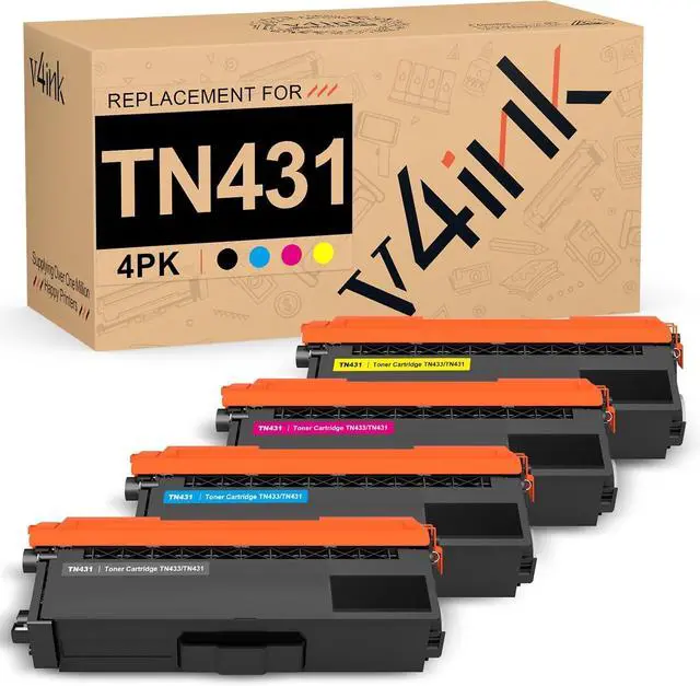 v4ink TN431 Compatible Toner Cartridge Replacement for Brother TN-431 ...