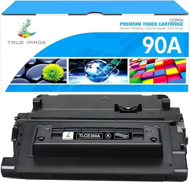 CE390A 90A Black Toner Cartridge Replacement for HP 90A CE390A 90X ...