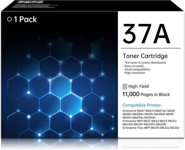 37A Black Toner Cartridge | Replacement for HP CF237A Toner Cartridge ...