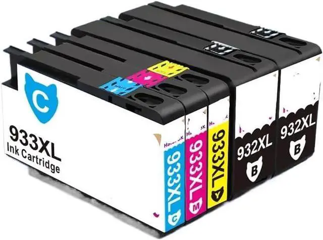 932 XL 933 XL Ink Cartridge Combo Works with OfficeJet 7612 6700 7110 ...