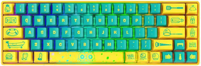 Banshee K68 Magnetic Switch Keyboard - SpongeBob SquarePants - Newegg.com