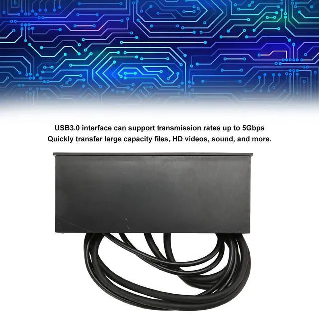 Heayzoki 5.25in Front Panel USB C Hub, USB2.0 2 USB3.0 High Speed ...