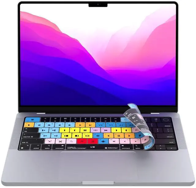 Avid Media Composer Keyboard Cover ^^ Fits The 14" & 16" MacBook Pro ...