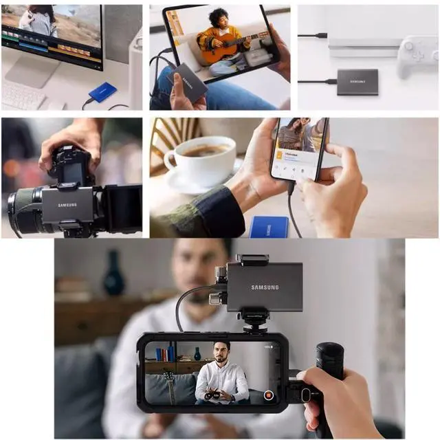 HangTon USB Type C USB-C Fast Data Charging Cable for Samsung SSD ...