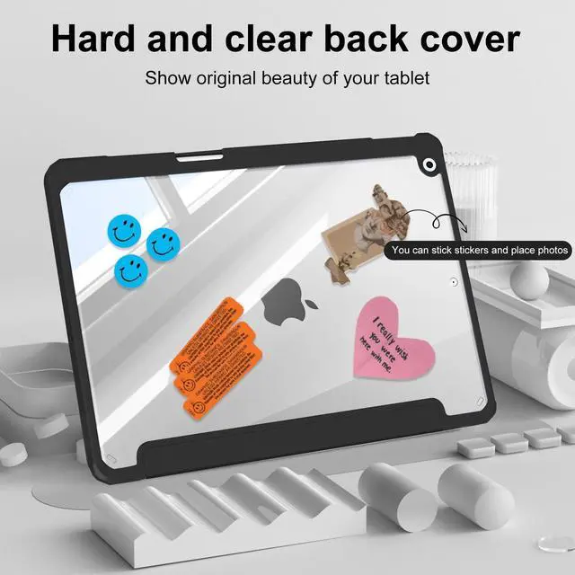 JKSML Case for iPad 9th/8th/7th Generation 10.2 Inch, Case with Pencil ...